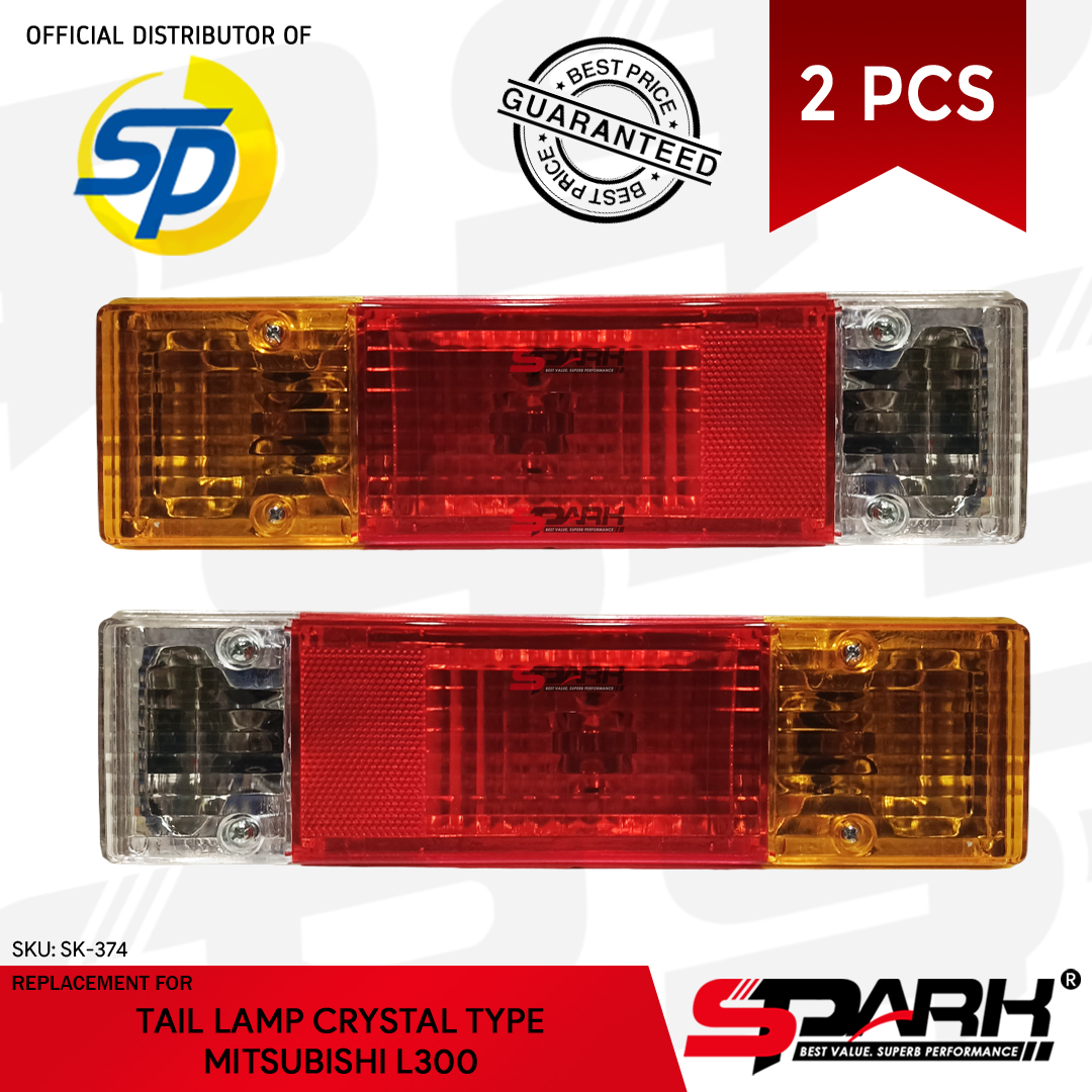 (2 PCS) Tail Lamp Rear Light Stop Light for Mitsubishi L-300 L300 Van ...