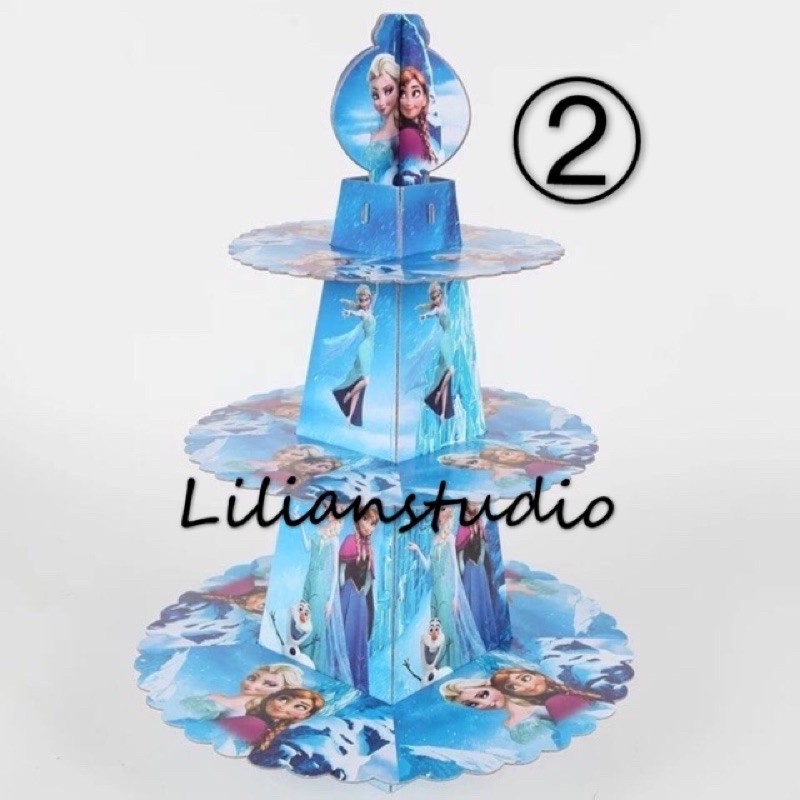 𝐋𝐢𝐥𝐢𝐚𝐧 𝐏𝐚𝐫𝐭𝐲 𝐍𝐞𝐞𝐝𝐬 Frozen 3 layer cupcake stand | Lazada PH