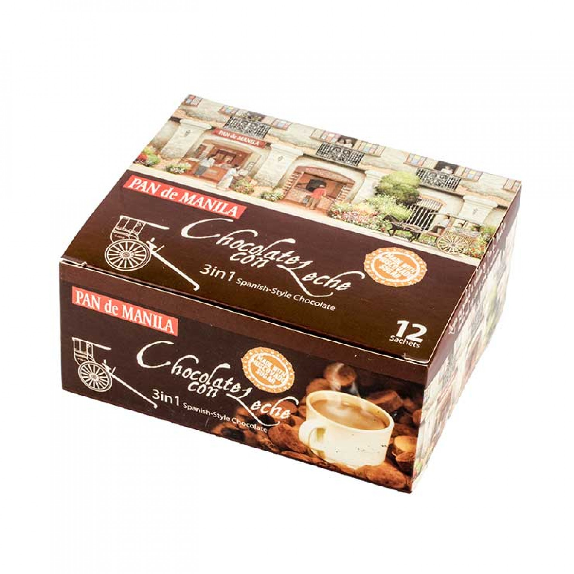 PAN DE MANILA Chocolate Con Leche Box (12's) | Lazada PH