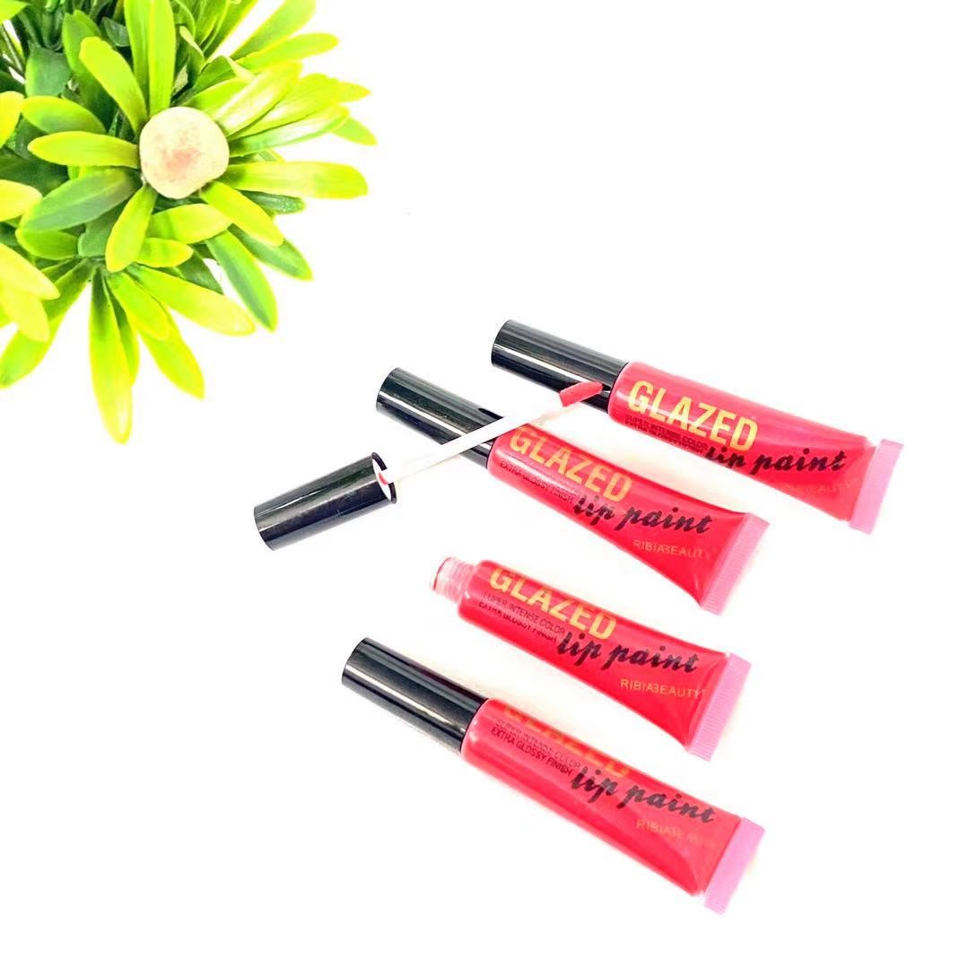 M.C.A GLAZED LIP PAINT EXTRA GLOSSY RIBIA BEAUTY STRAWBERRY FLAVOR ...