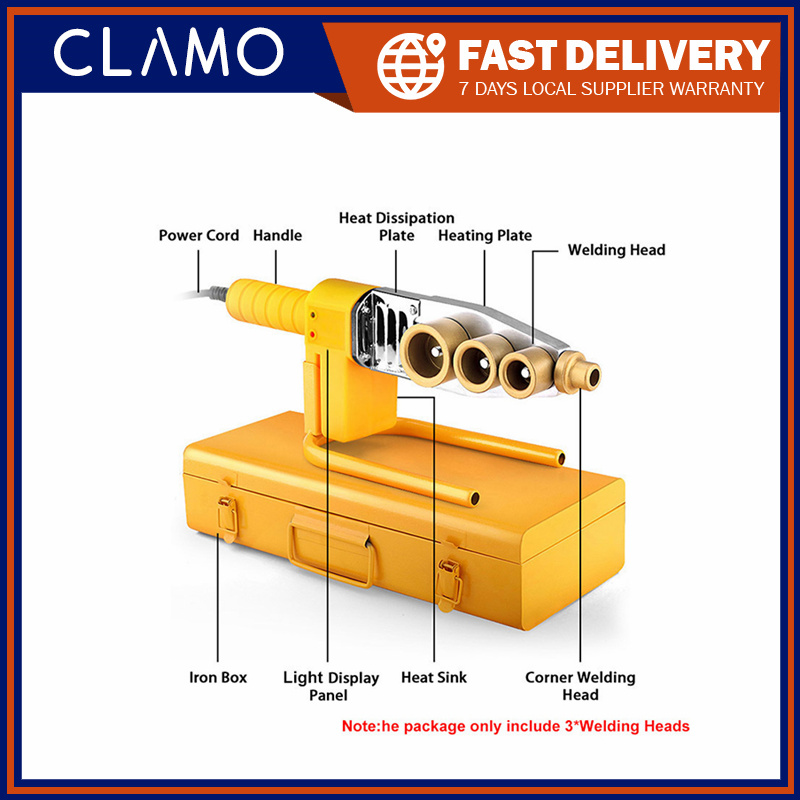PPR Heater / Fusion Machine With Mould Size 20, 25, 32mm PVC,Heavy Duty ...