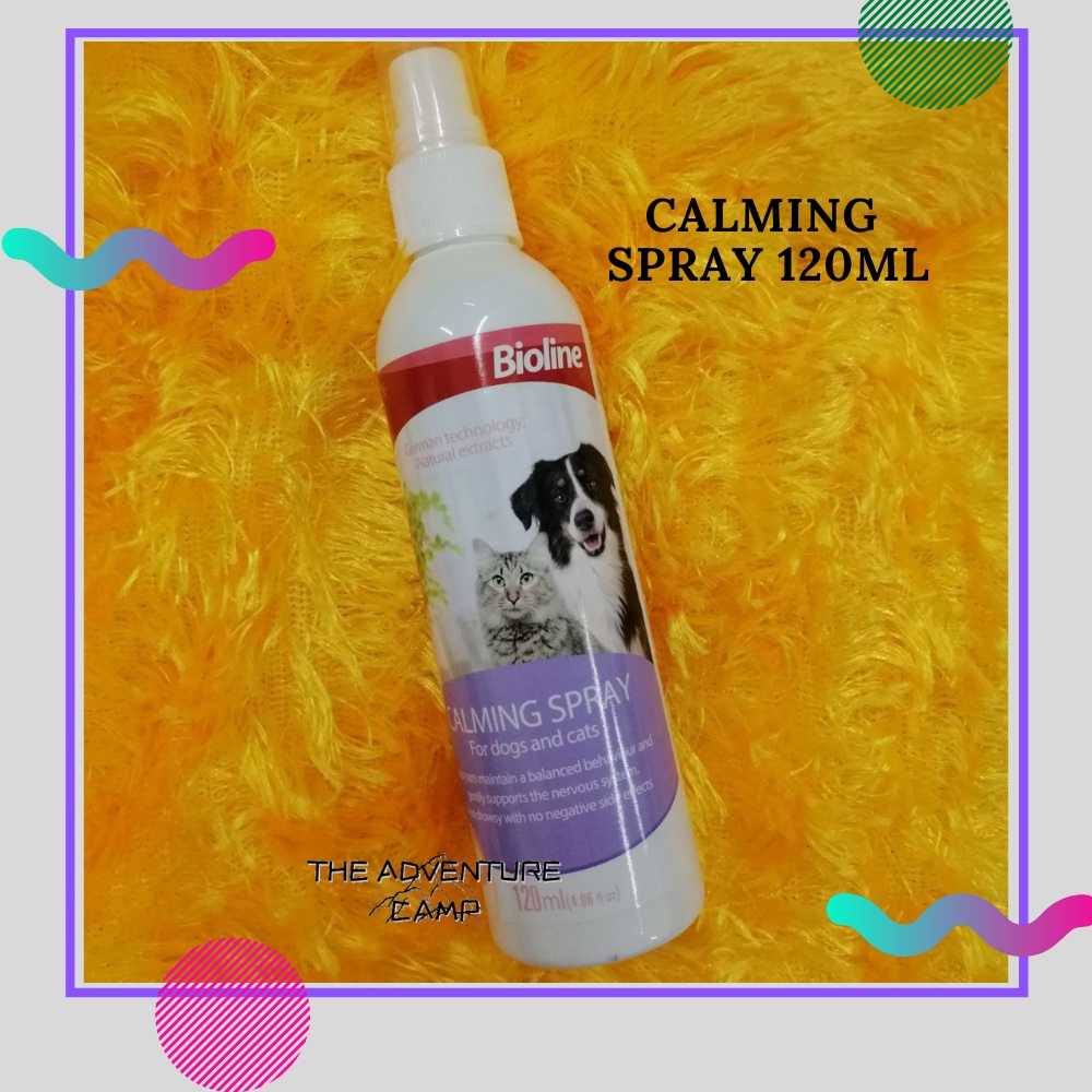 Y:;T4K BIOLINE Pet Calming Spray Destress Spray Relaxing Spray Dog And ...