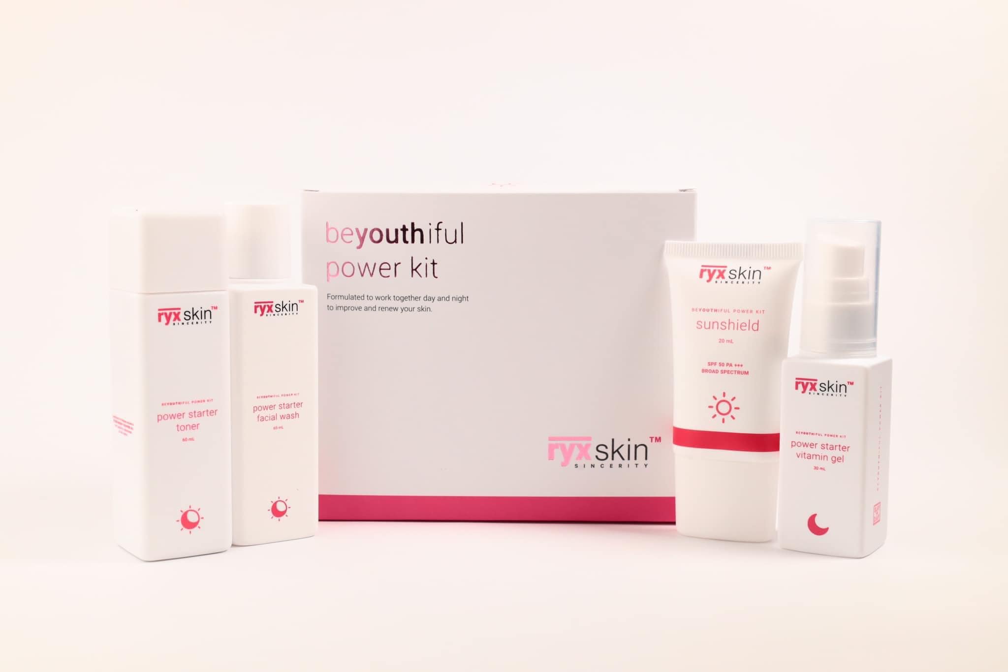 GLOW BOMB NEW VERSION, RYX PORE CARE DEFENSE SET, Beyouthiful Power Kit ...