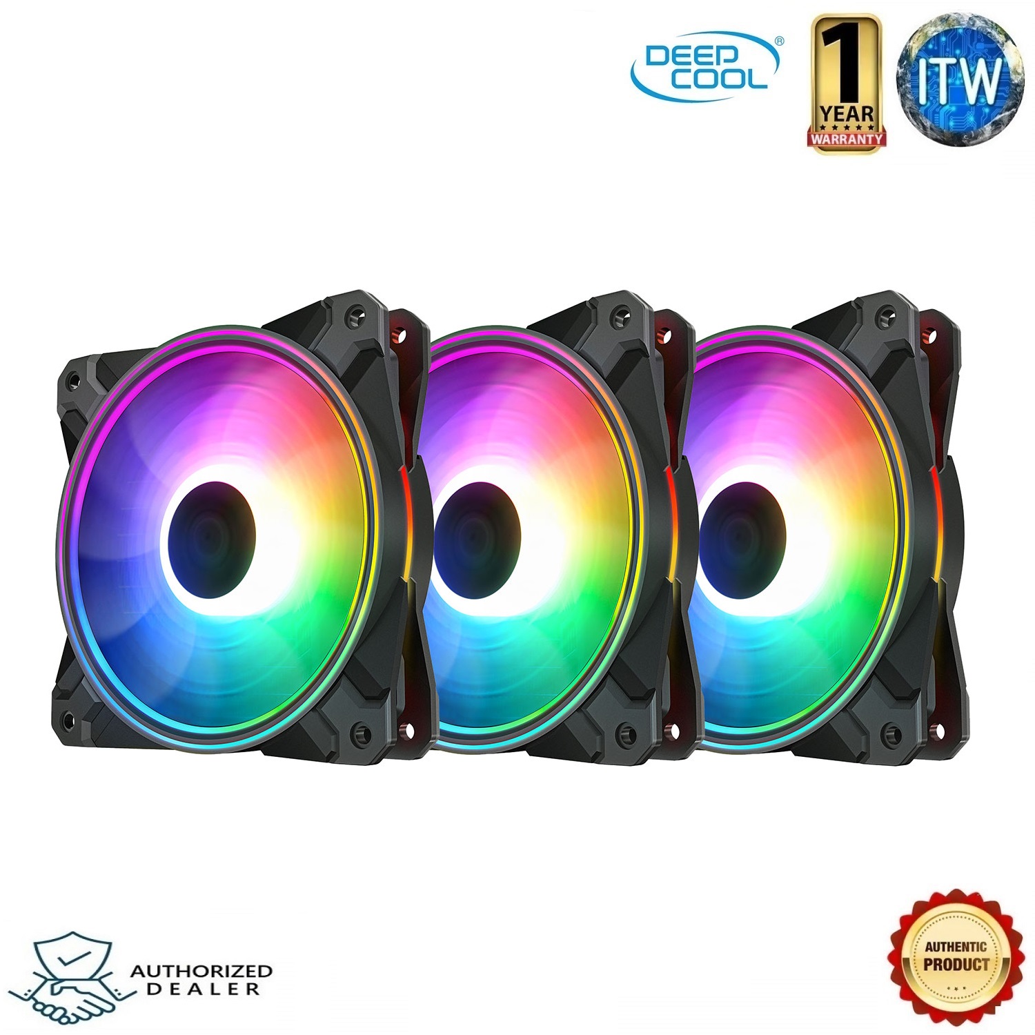 DeepCool CF120 PLUS 120MM A-RGB 3 in 1 Pack Case Fan | Lazada PH