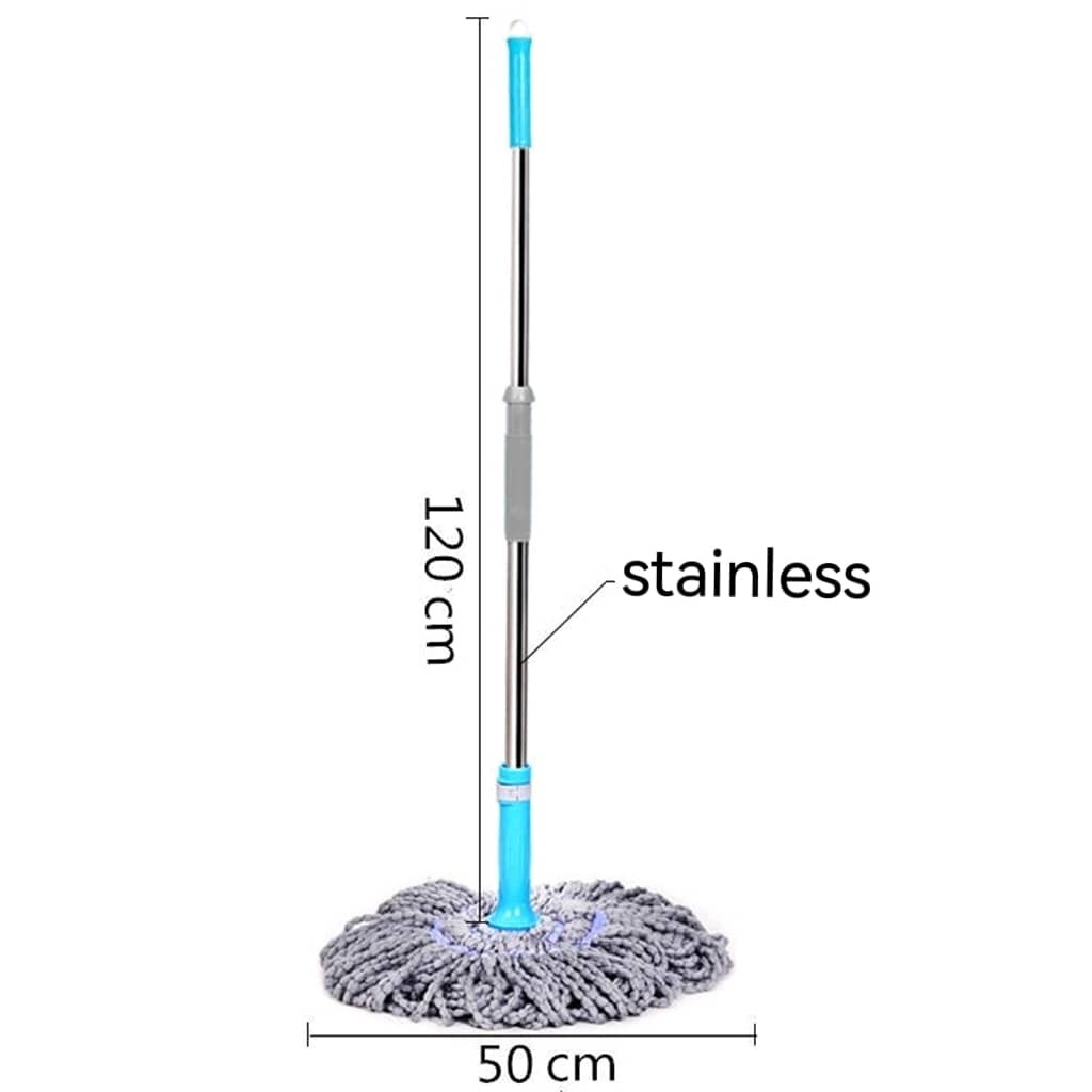 Retractable Easy Squeeze Magic Twist Microfiber Mop (MOP05) | Lazada PH