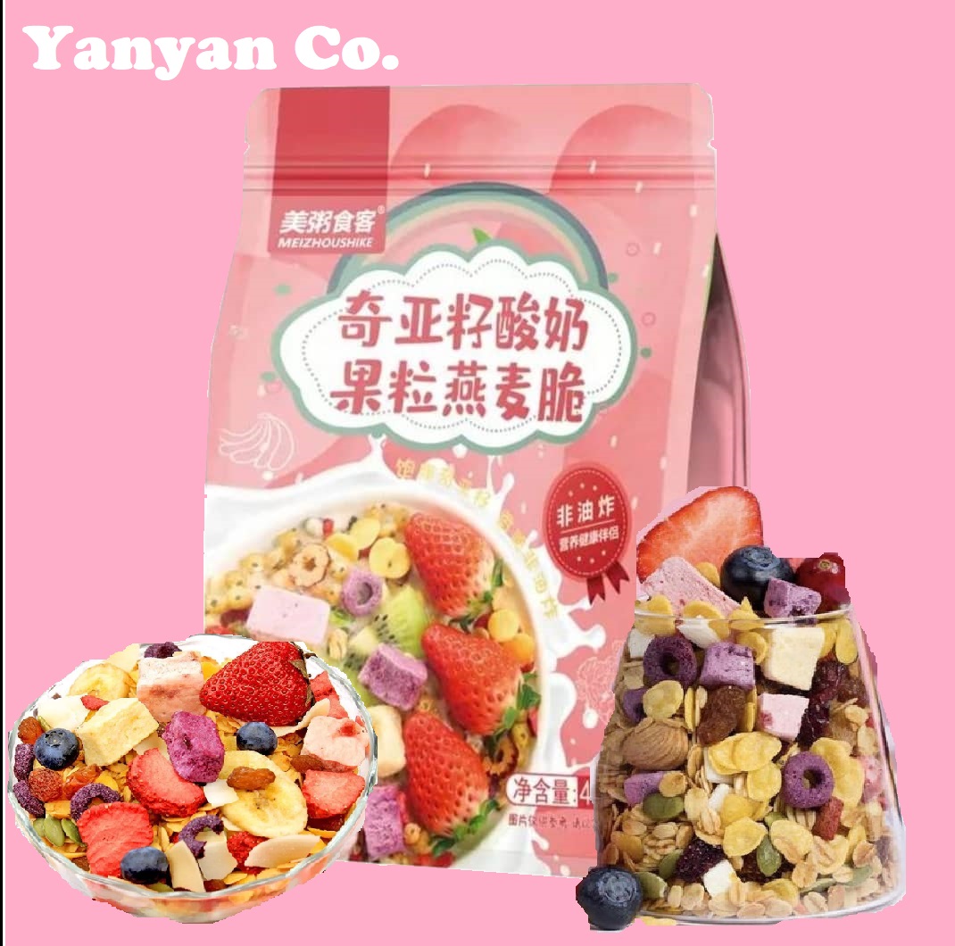 Diet Cereal Oatmeal Mix Dried Fruits and Yogurt 400g (MIX FRUIT ...