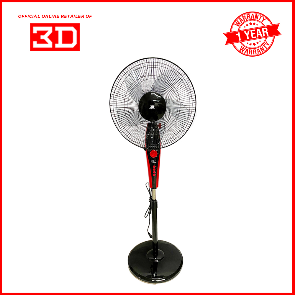 3D Black Beauty SF40BB 16' Stand Fan | Lazada PH