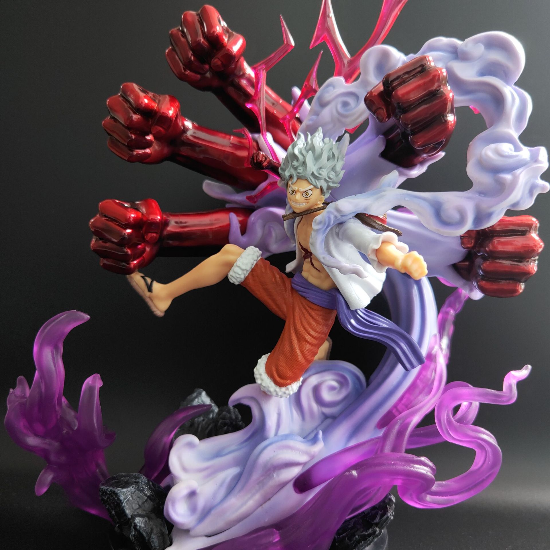 32cm IU Sun God Luffy One Piece Action Figure With Box Collectibles ...