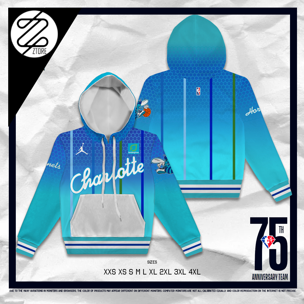 Ztore 75th Edition NBA Charlotte Hornets Lamelo Ball Basketball Jersey ...