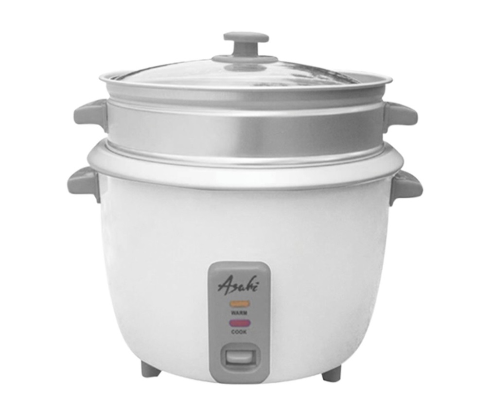 Asahi Rice Cooker 1.8 Liters With Steamer 10 Cups RC-10 | Lazada PH