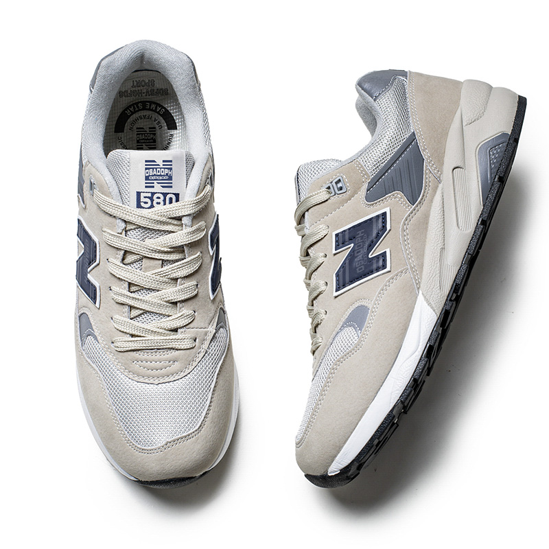 New Balance NB Official Store NB580 Sneaker Grey Blue Sports Shoes for ...
