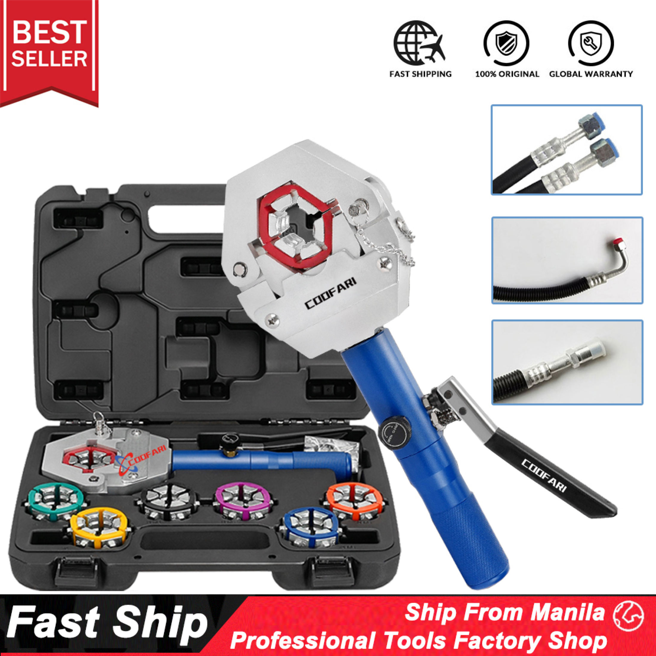 Hydraulic Hose Crimper 71500 Separable Hydra-Krimp with Aluminum Pump ...