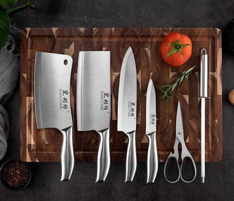 High Quality Stainless All-steel 6pcs knife set for kitchen use sharp 6 ...