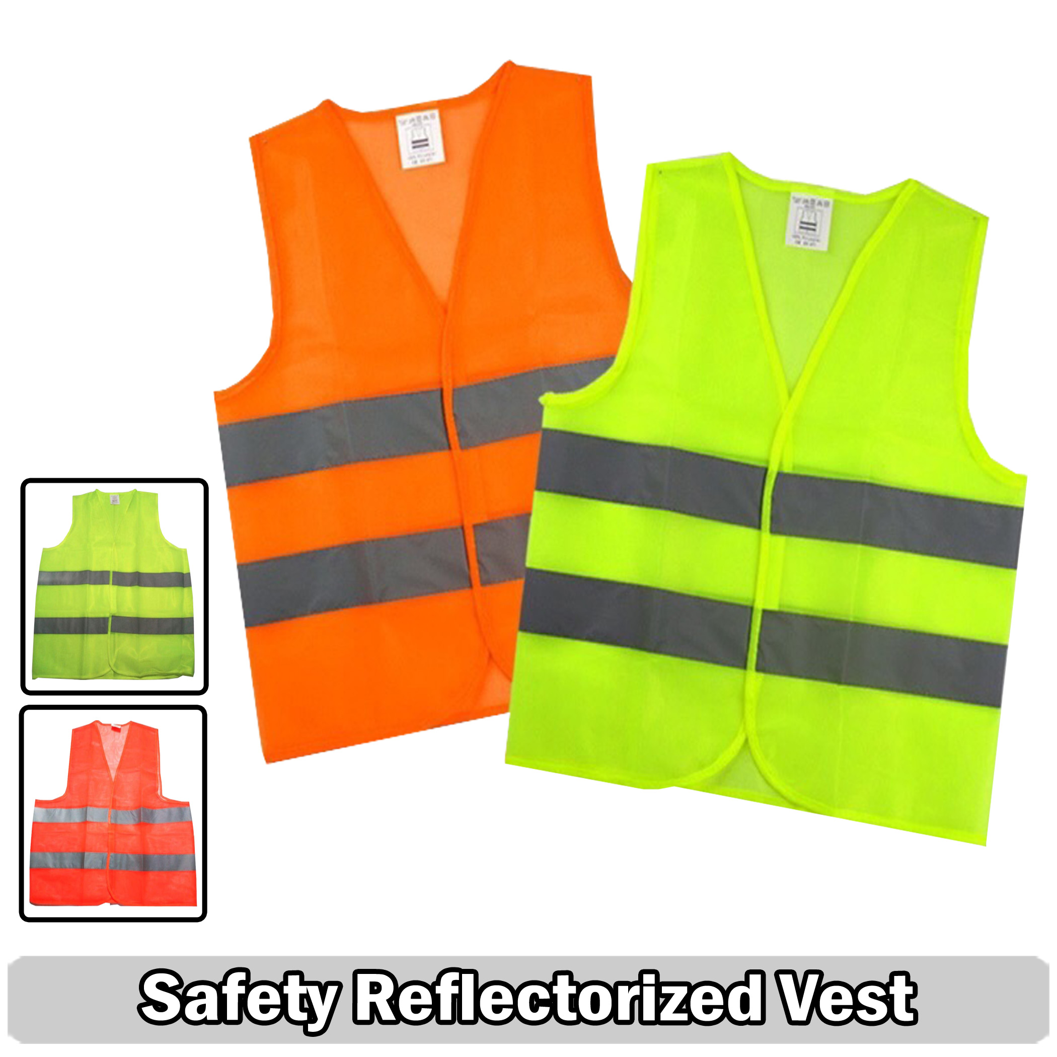 Safety Vest High Visibility Reflective Vest Reflectorized Vest | Lazada PH