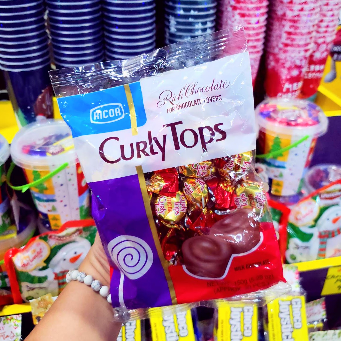 Ricoa Curly Tops Chocolate 150g | Lazada PH