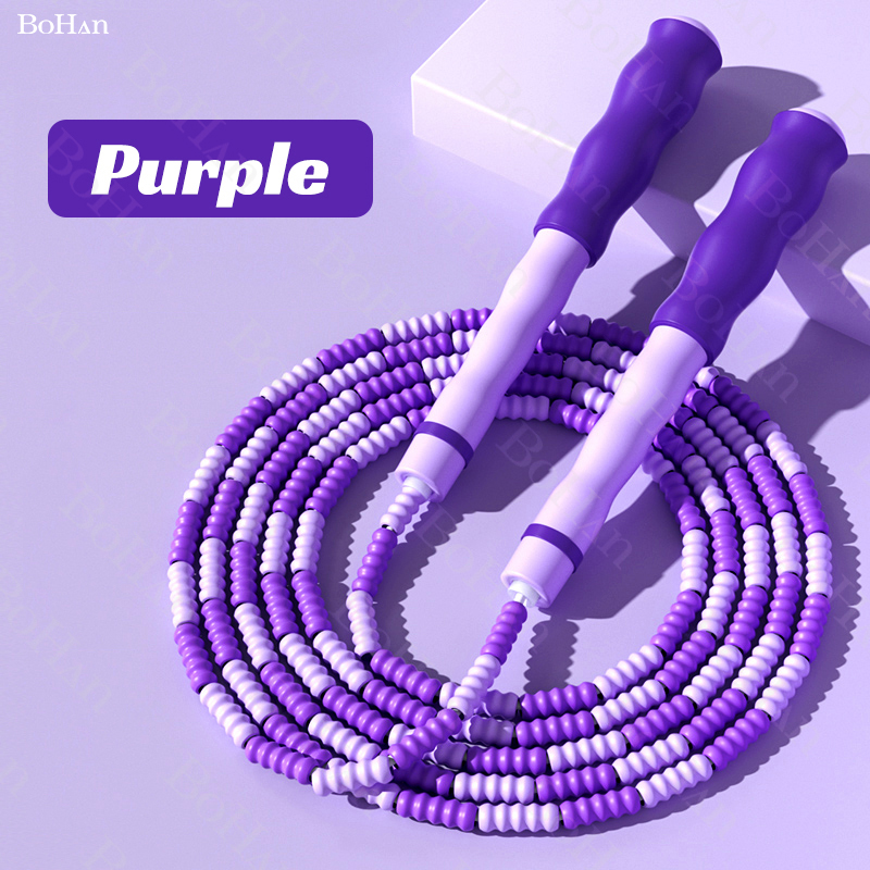 Skill Jumping Rope Bamboo Jump Rope PVC Beginner Adult Children Soft ...