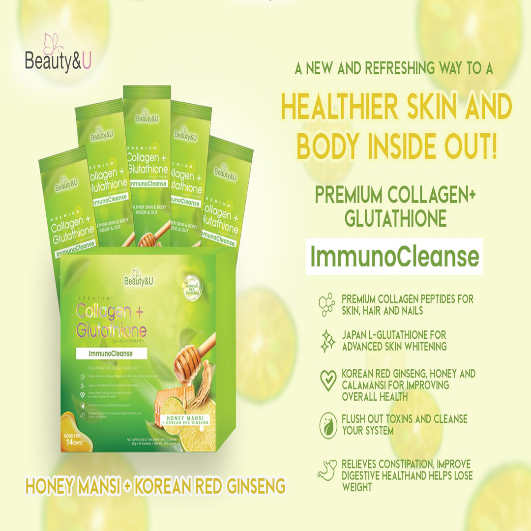 PREMIUM COLLAGEN GLUTATHIONE IMMUNO CLEANSE | Lazada PH