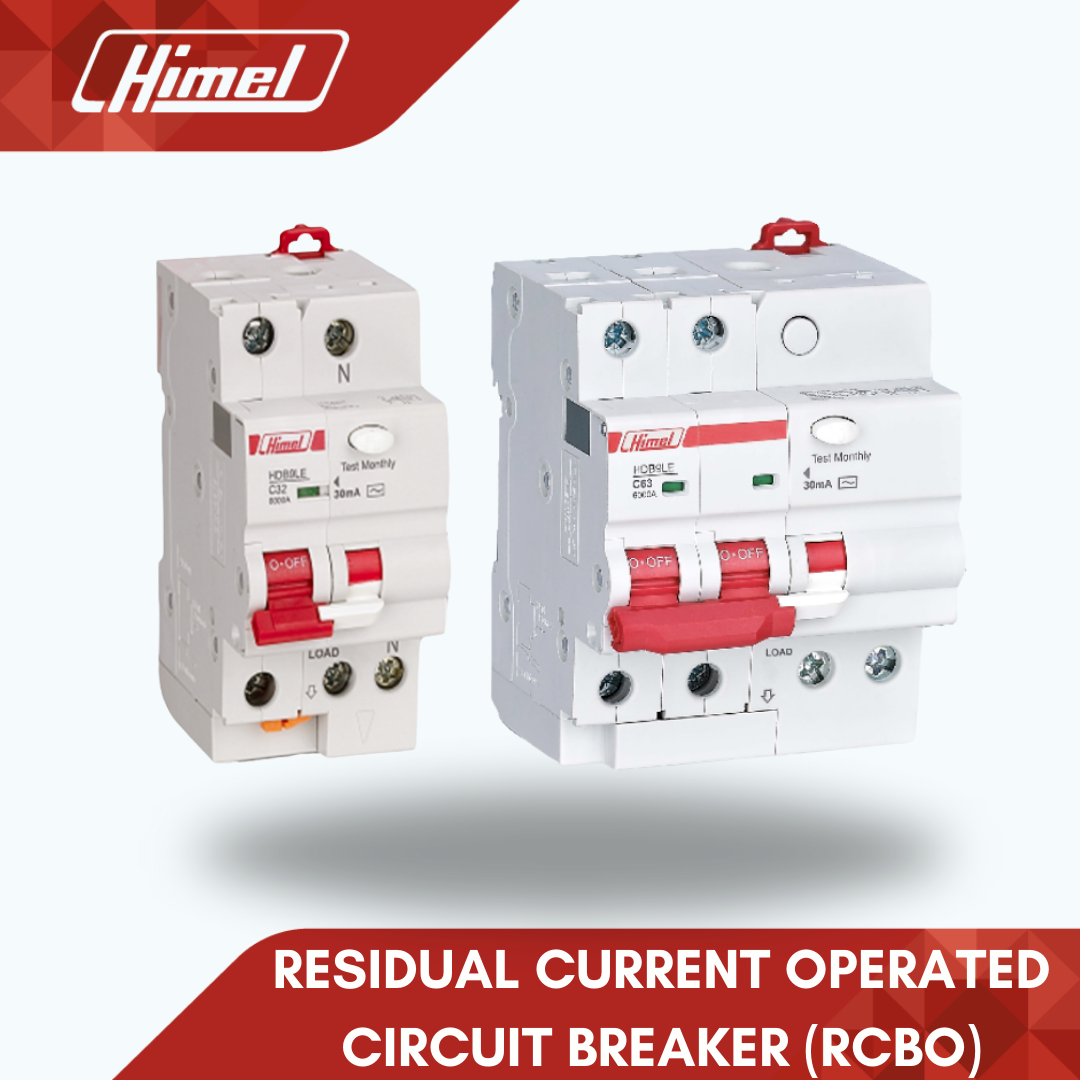 Himel Residual Current Operated Circuit Breaker RCBO 10A 16A 20A 25A ...