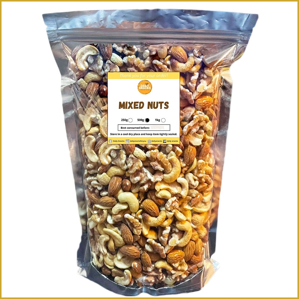 Babu A Mixed Nuts 250g 500g 1kg | Lazada PH
