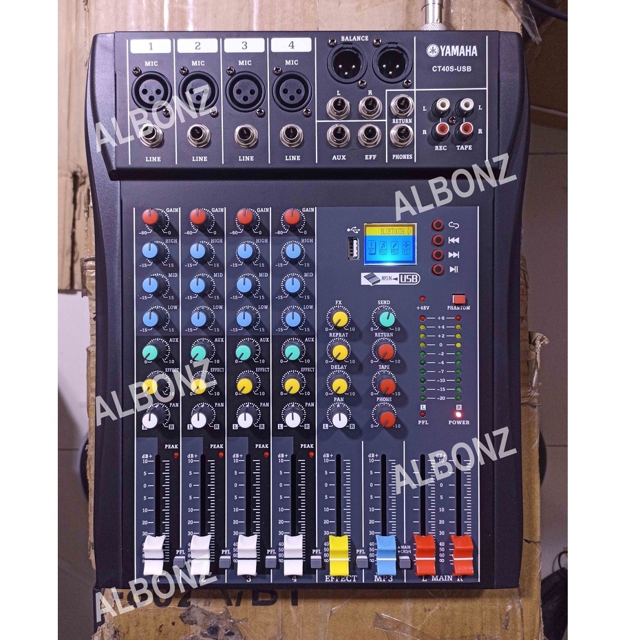 Yamaha 40S-USB/BT 4 Channel Professional Mixer | Lazada PH