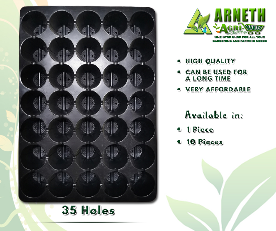 HIGH QUALITY SEEDLING TRAY PLANTERS FOR PLANTS 35 HOLES ( 2 PCS ) SEEDS ...