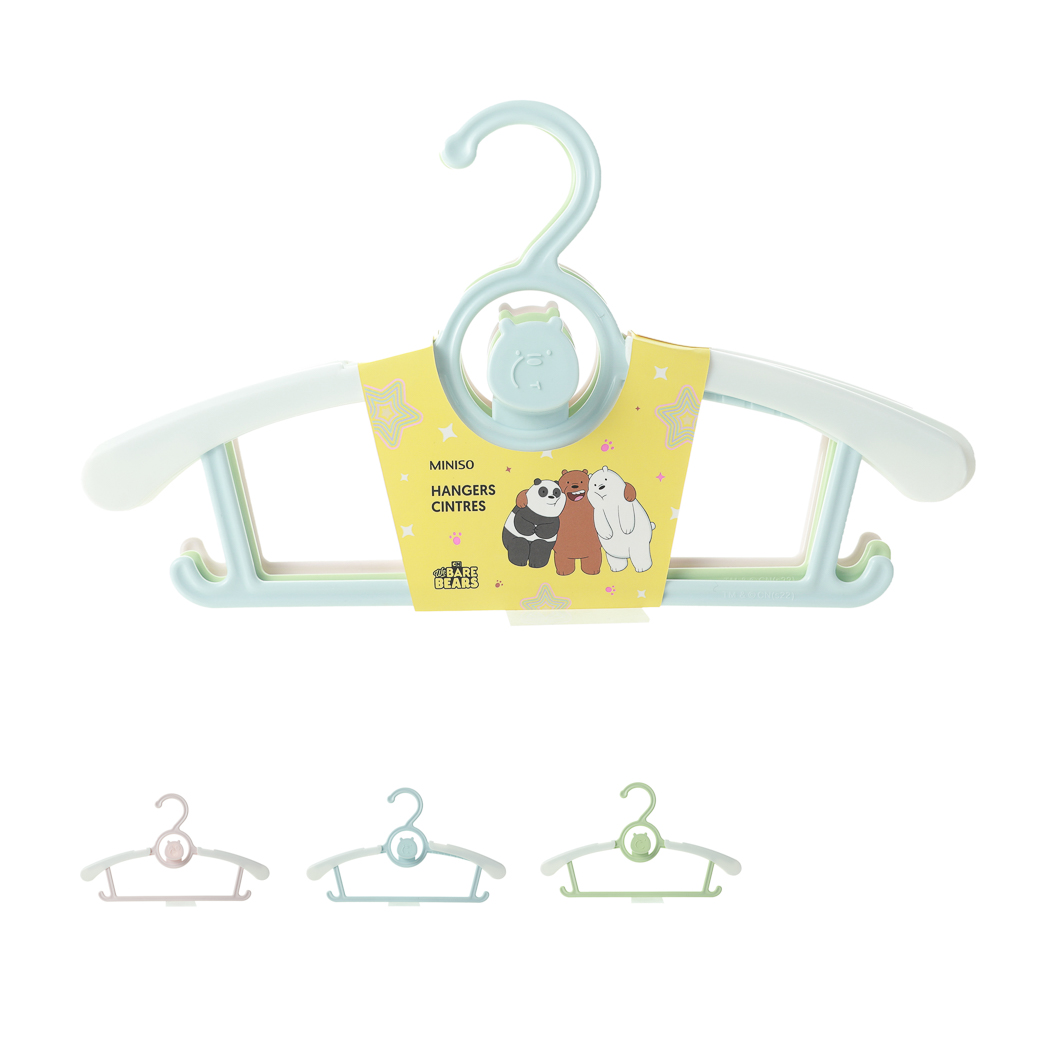 MINISO WBB 4.0 Kids' Clothes Hangers 3 pcs | Lazada PH
