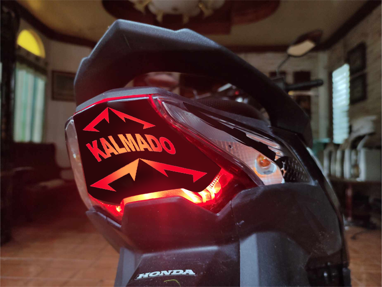 Tail Light Sticker Decal For Honda Beat FI 2023 Model Version 3 Kalmado ...