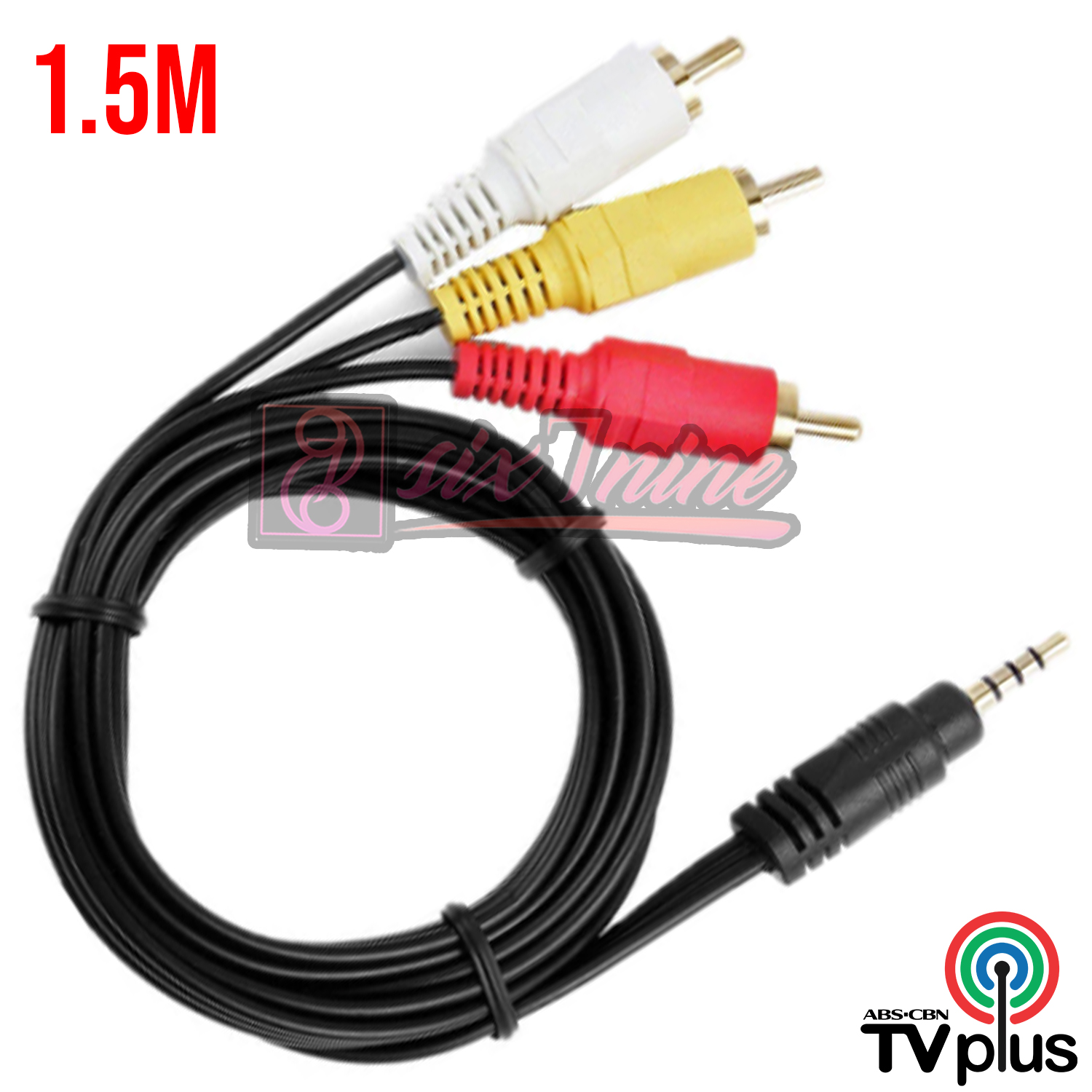 1.5M ABS CBN TV Plus Jack Audio/Video Cable Heavy Duty | Lazada PH