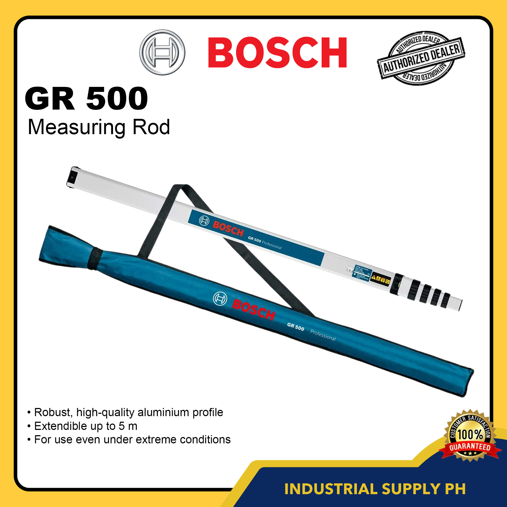 BOSCH GR 500 Leveling Staff / Measuring Rod [ISPH | BMT] | Lazada PH