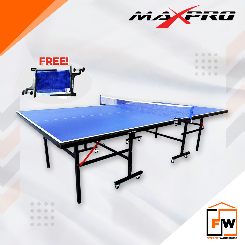 Maxpro Table Tennis Table 15mm with Wheels | Lazada PH