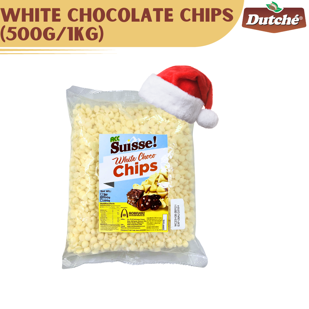 White Choco Chips 500g/1kg Suisse! Baking and Confectionary Use Expiry ...