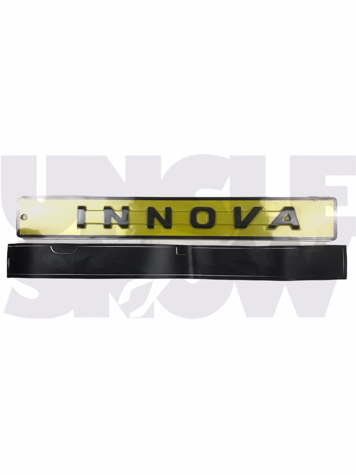 Hood Emblem - Toyota Innova Hood Emblem Matte Black w/ Guide ...