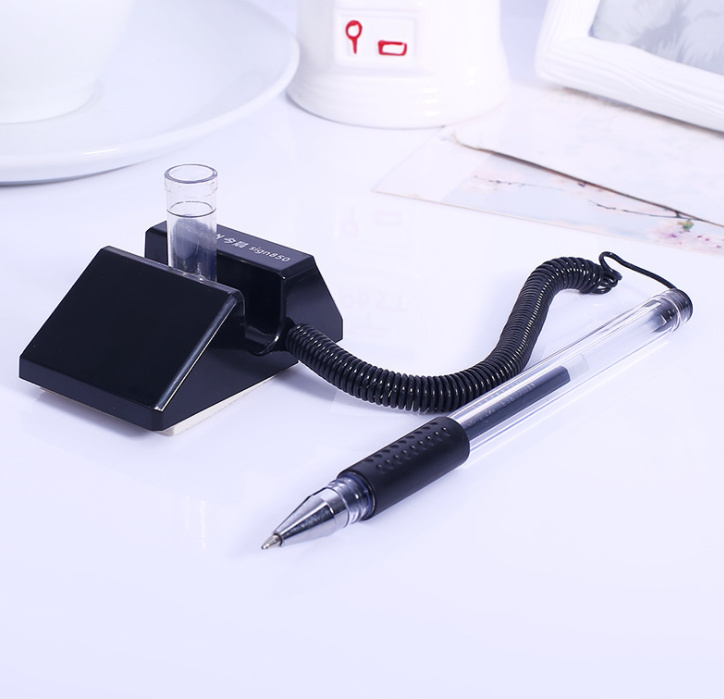 Table Desk Pen Sticky Table Pen Fixed Sign Pen Stick Rope Pen | Lazada PH