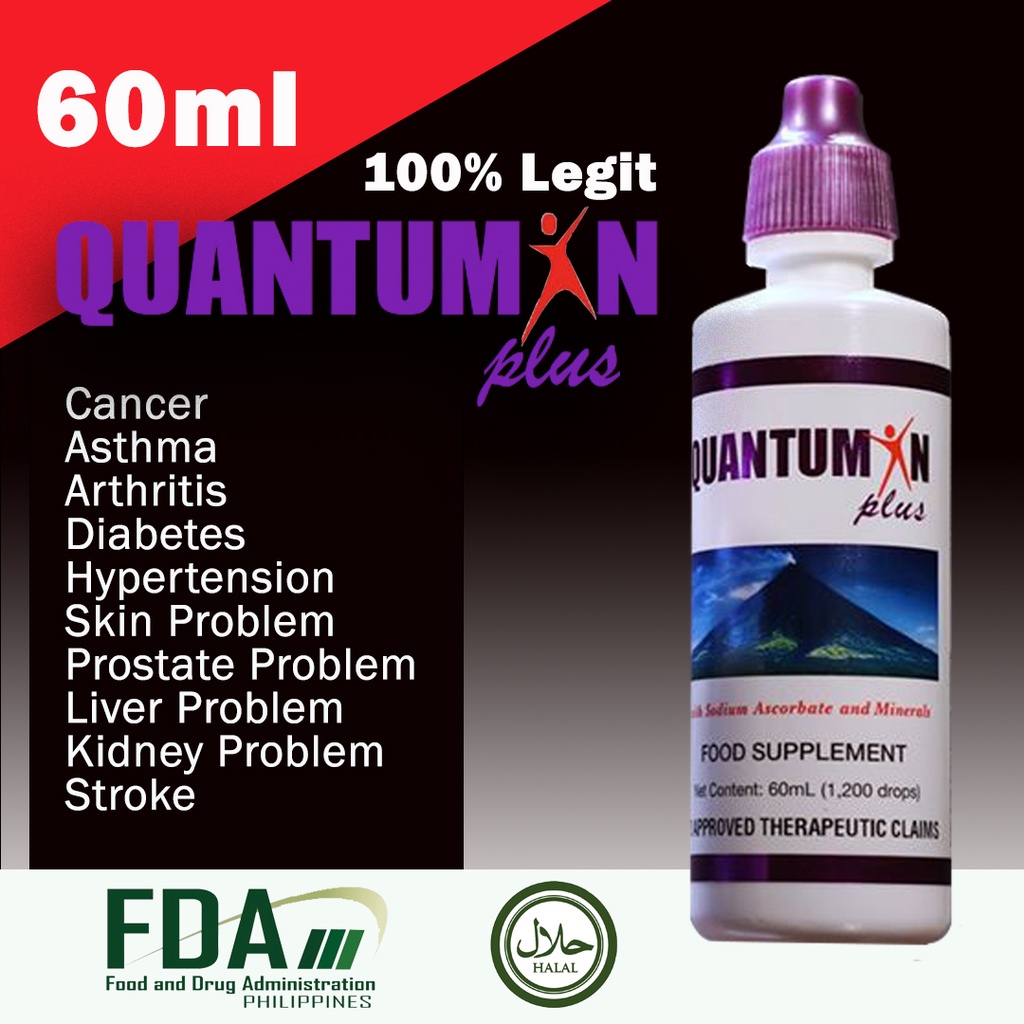 Immediate delivery Quantumin Plus (60ml, 35ml, 15ml) Mineral Drops 100 ...