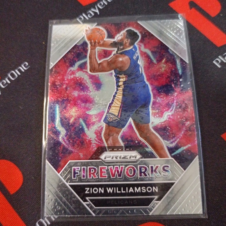Zion Williamson Panini Prizm "Fireworks" NBA Card | Insert | Lazada PH