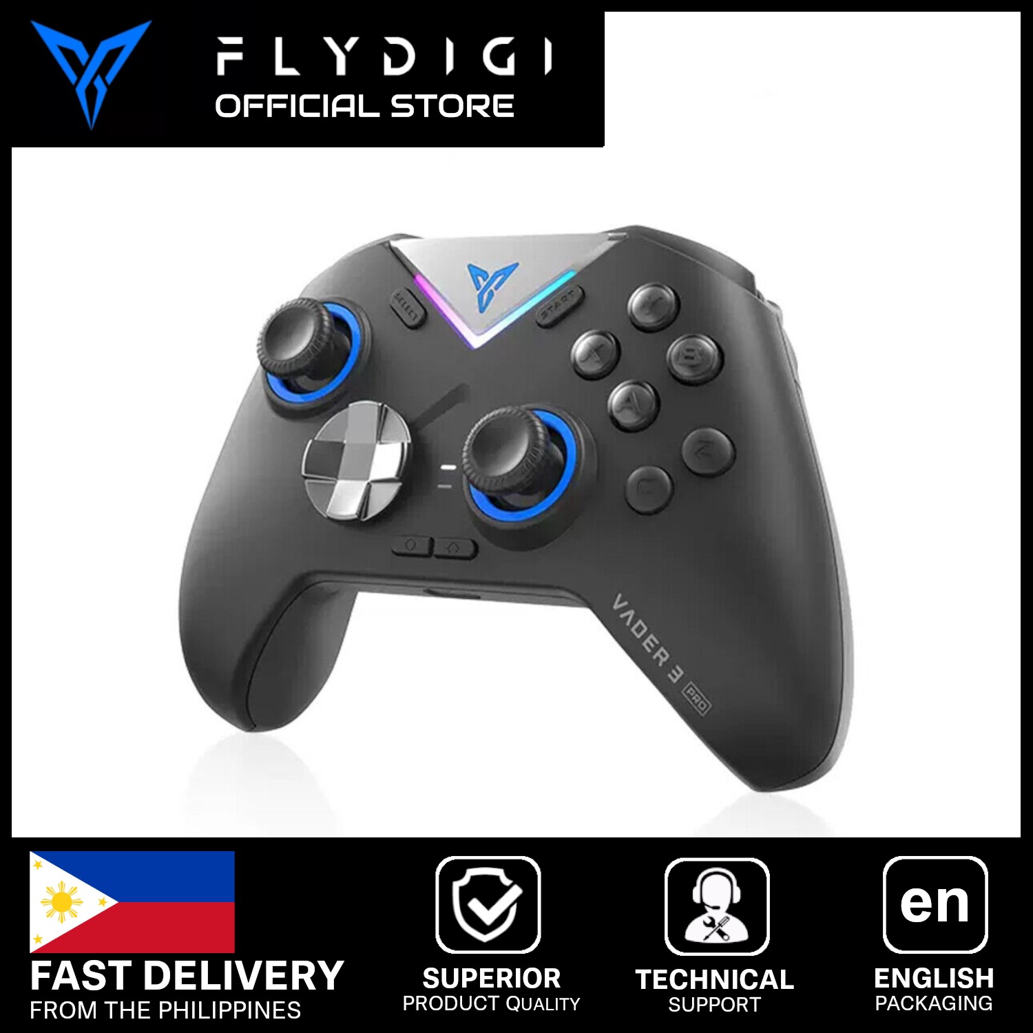 Flydigi Vader 3 Pro Hall Effect Joystick Wired Bluetooth Gamepad ...