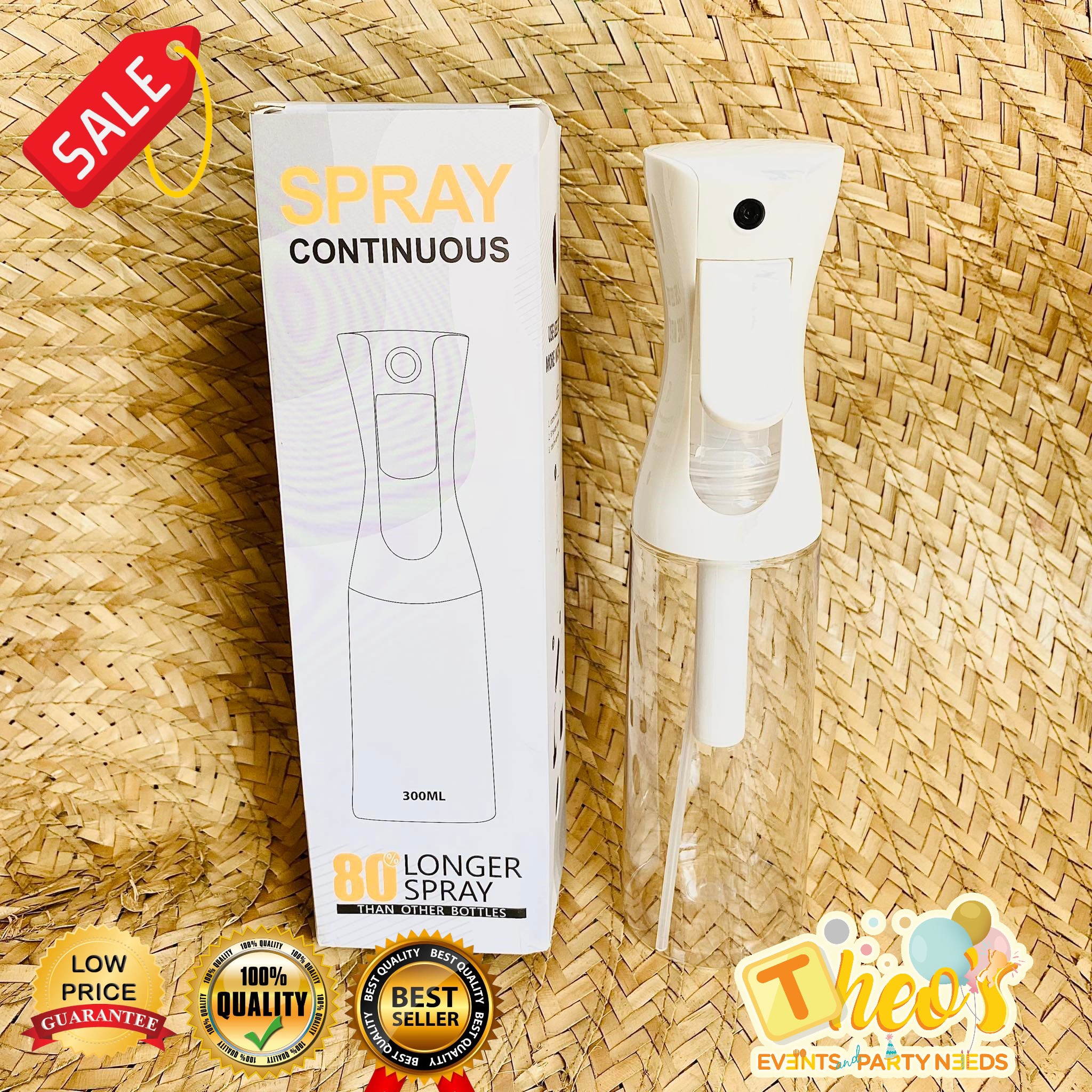 Continuous Spray Bottle Alcohol 300ML Misting Spray Disinfection High Pressure Water Spray ...