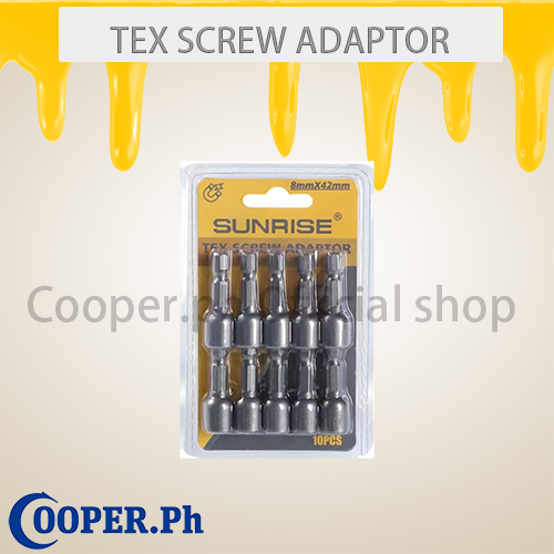 Tex Screw Adaptor / MAGNETIC NUT SOCKET / Tex Screw Adapter ( per pack ...