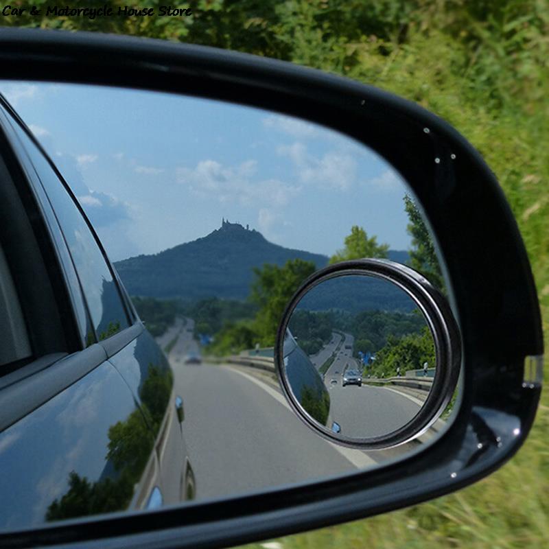 2Pc Black Car Vehicle Blind Spot Dead Zone Mirror Rear View Mirror ...