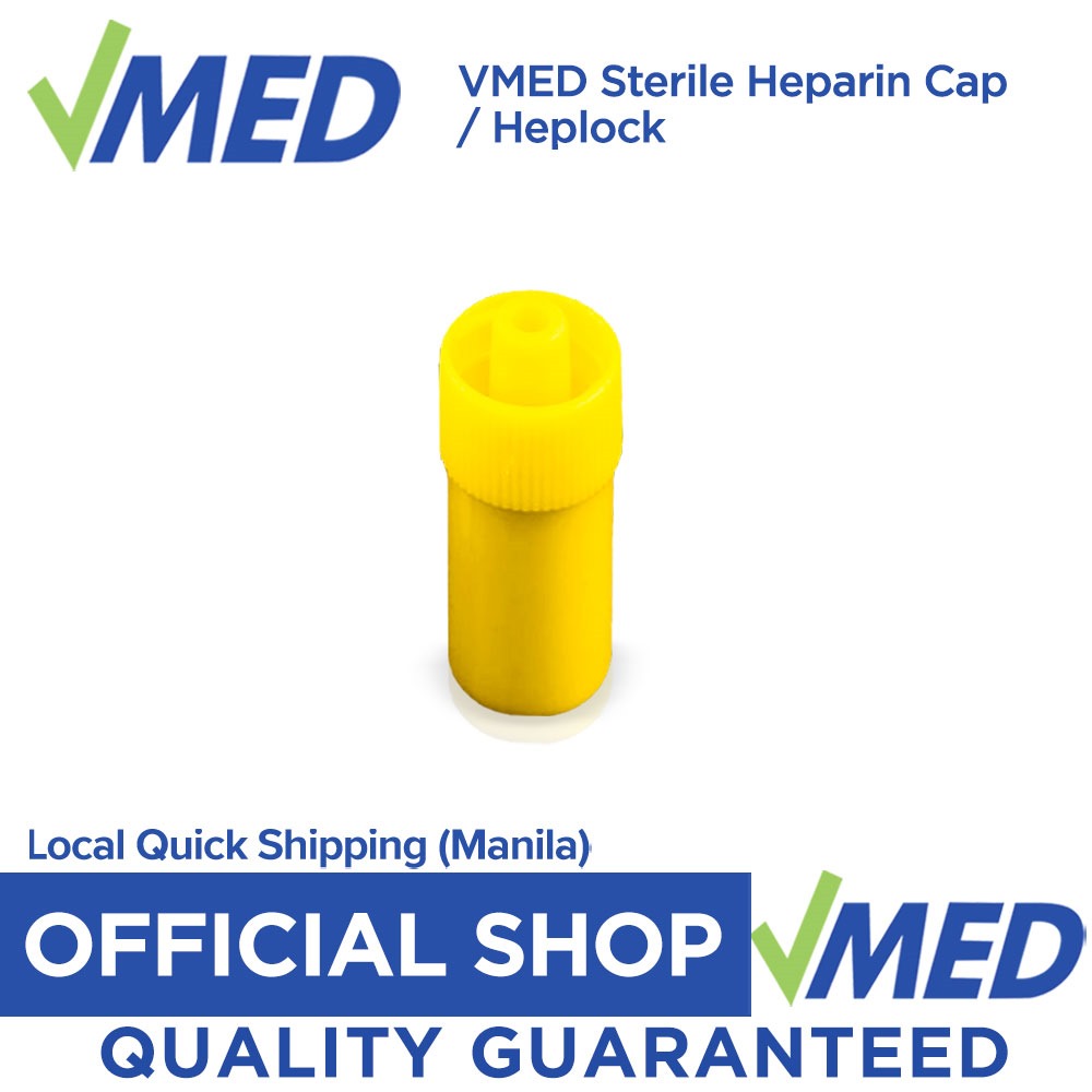 VMED Sterile Heparin Cap / Heplock (Sold per piece) | Lazada PH