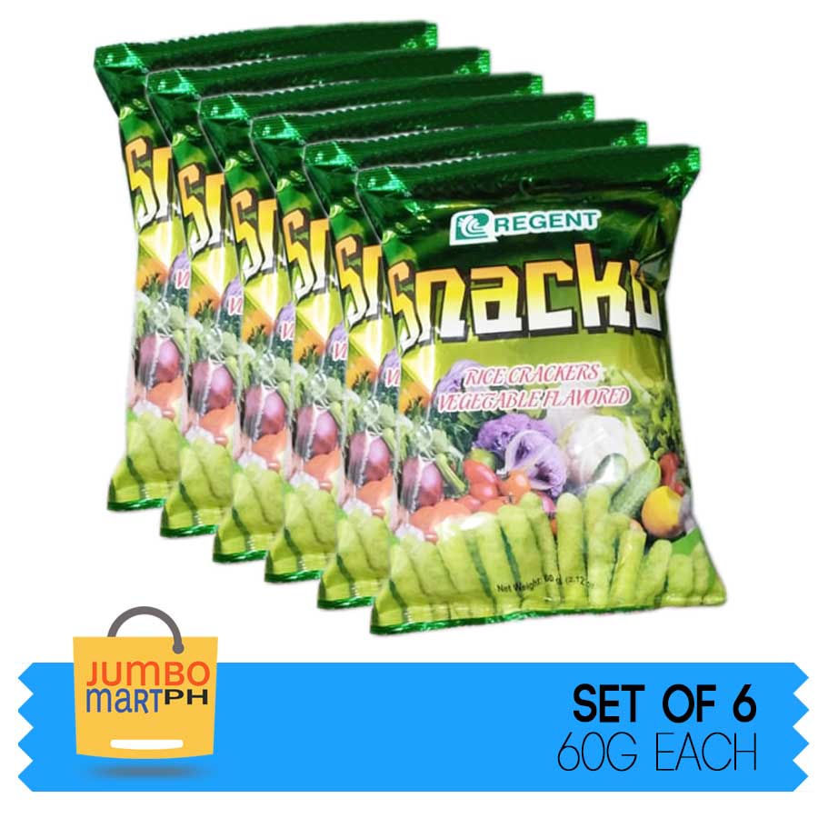 REGENT SNACKU RICE CRACKERS 60G / SET OF 6 | Lazada PH