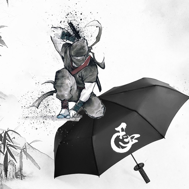 8K/8Bone Japanese Korean Samurai Folding Umbrella Ninja umbrella ...