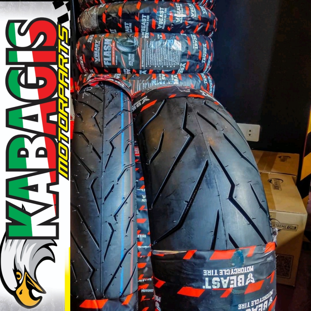 BEAST FLASH 6240 TUBELESS TIRE 13 14 17 INCHES WITH FREE SEALANT AND ...