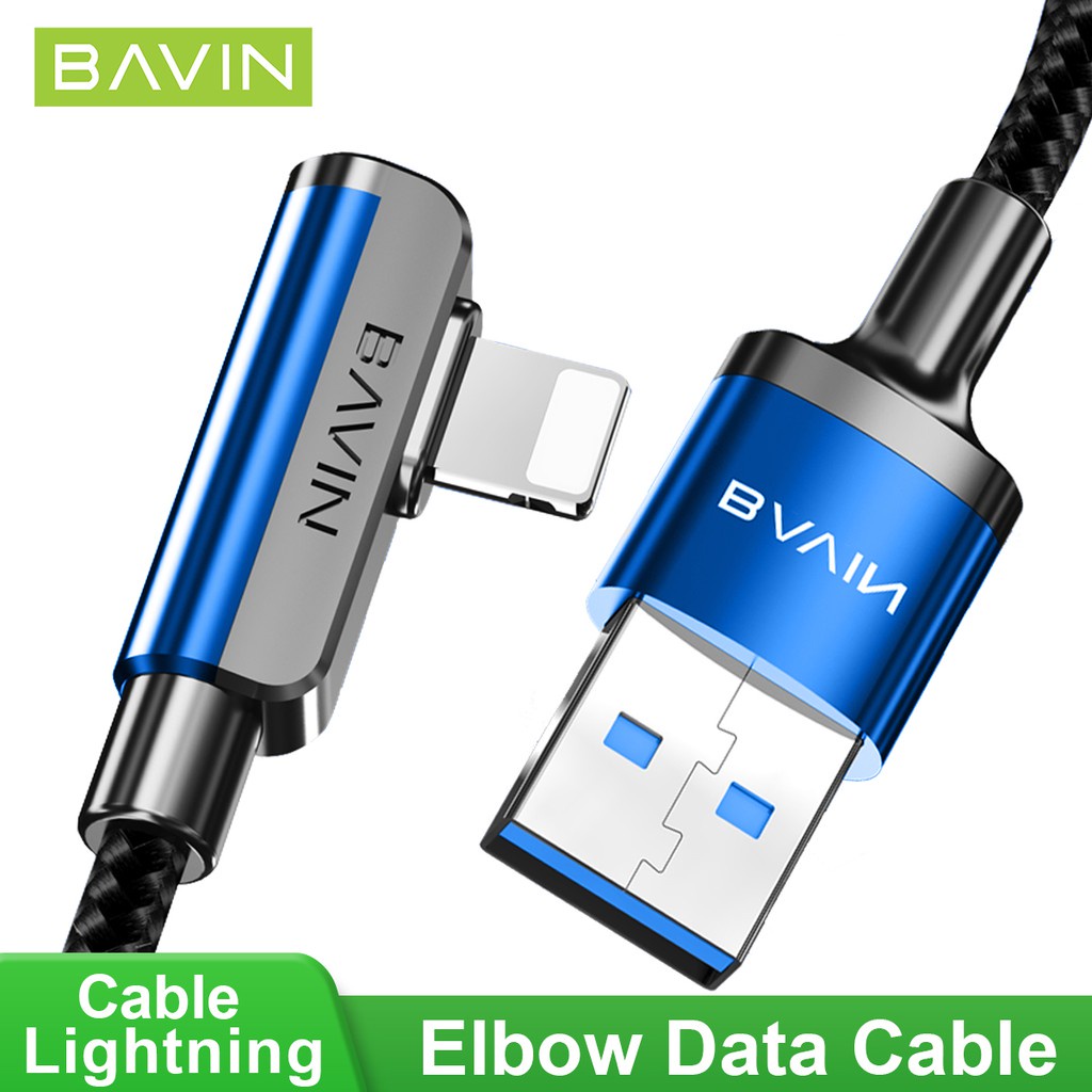 [GK] BAVIN CB211 2.4A Quick Charging USB Cable w/ 90 Degree Angle ...