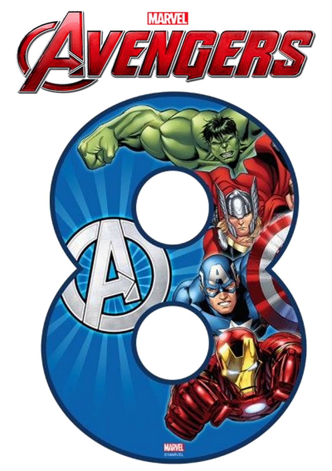 Avengers Number T Shirt 6,7,8,9,10 Unisex Available for Kids and Adults ...
