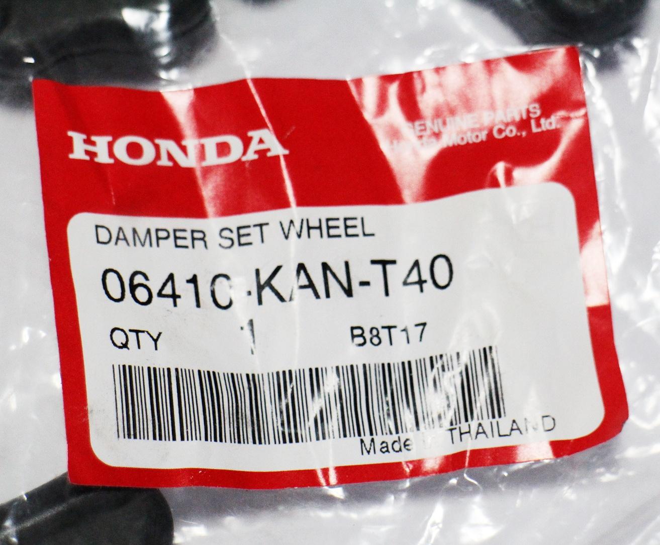 ORIGINAL HONDA DAMPER SET WHEEL (RUBBER DAMPER) FOR WAVE 125, XRM 125 ...