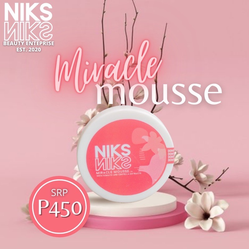 Niks Skin Miracle Mousse with SPF50 (2025 expiry date New packaging ...