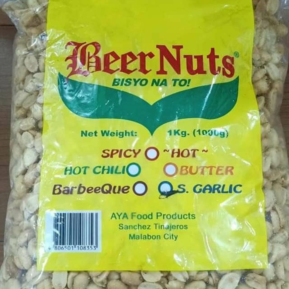 BEER NUTS 1kilo garlic peanut | Lazada PH