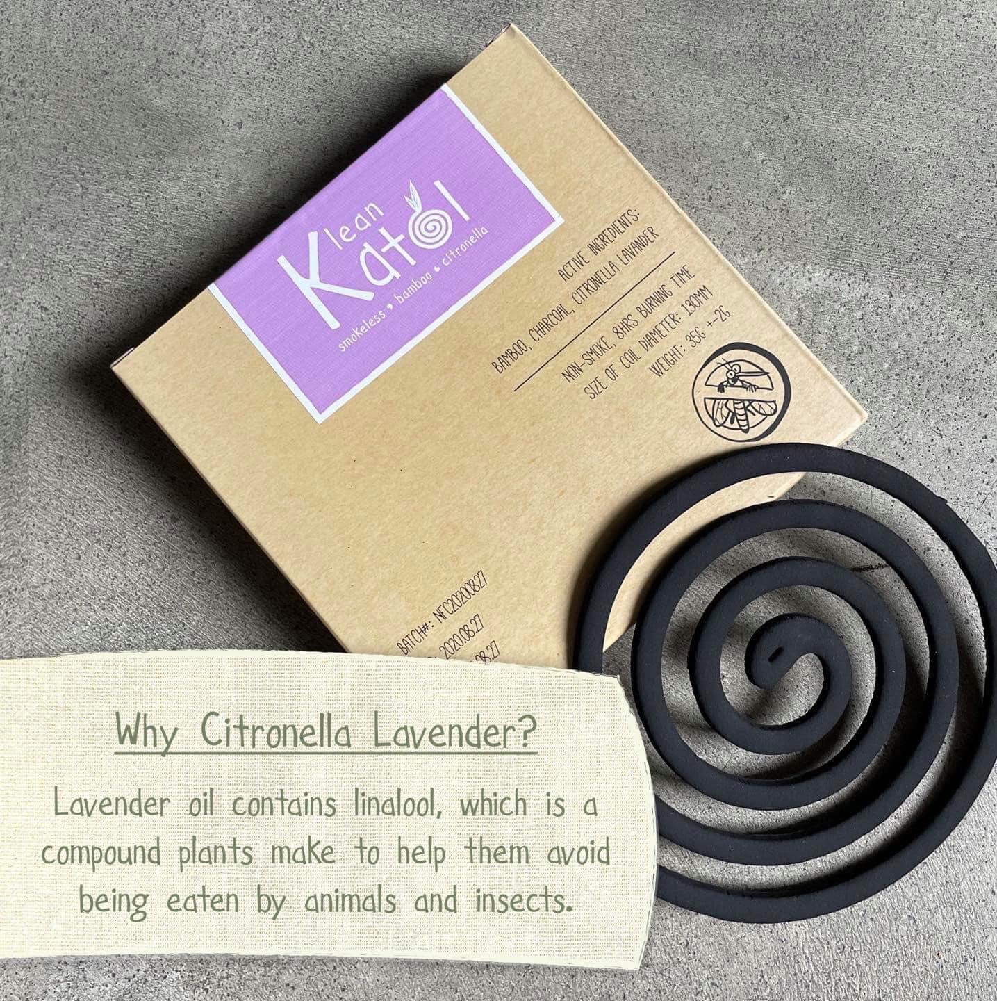 ️Klean Katol, 10 coils/box, Citronella Eucalyptus, Citronella Lavender ...