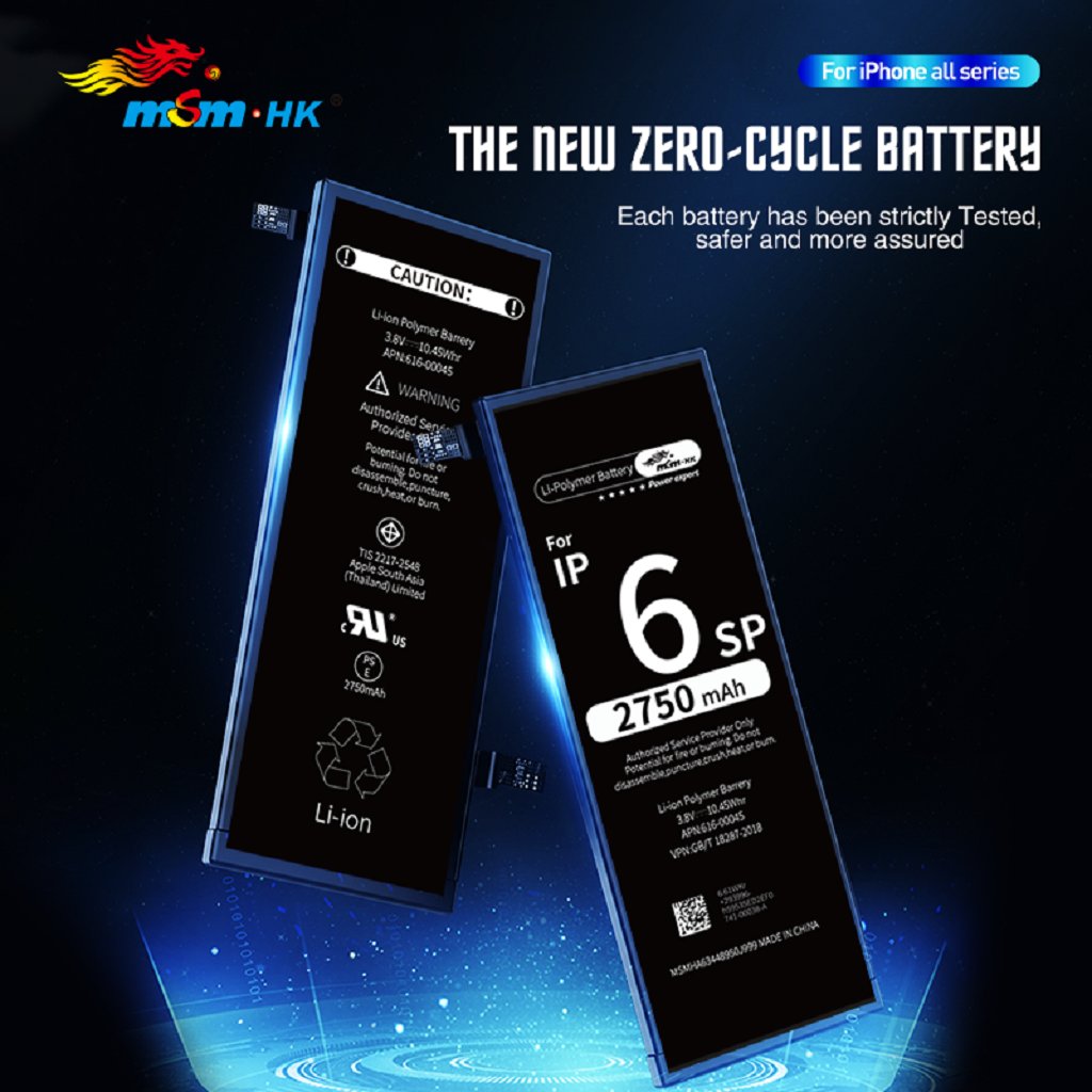 MSMHK iPh6s Plus battery replacement / iPh6s plus original battery Li ...